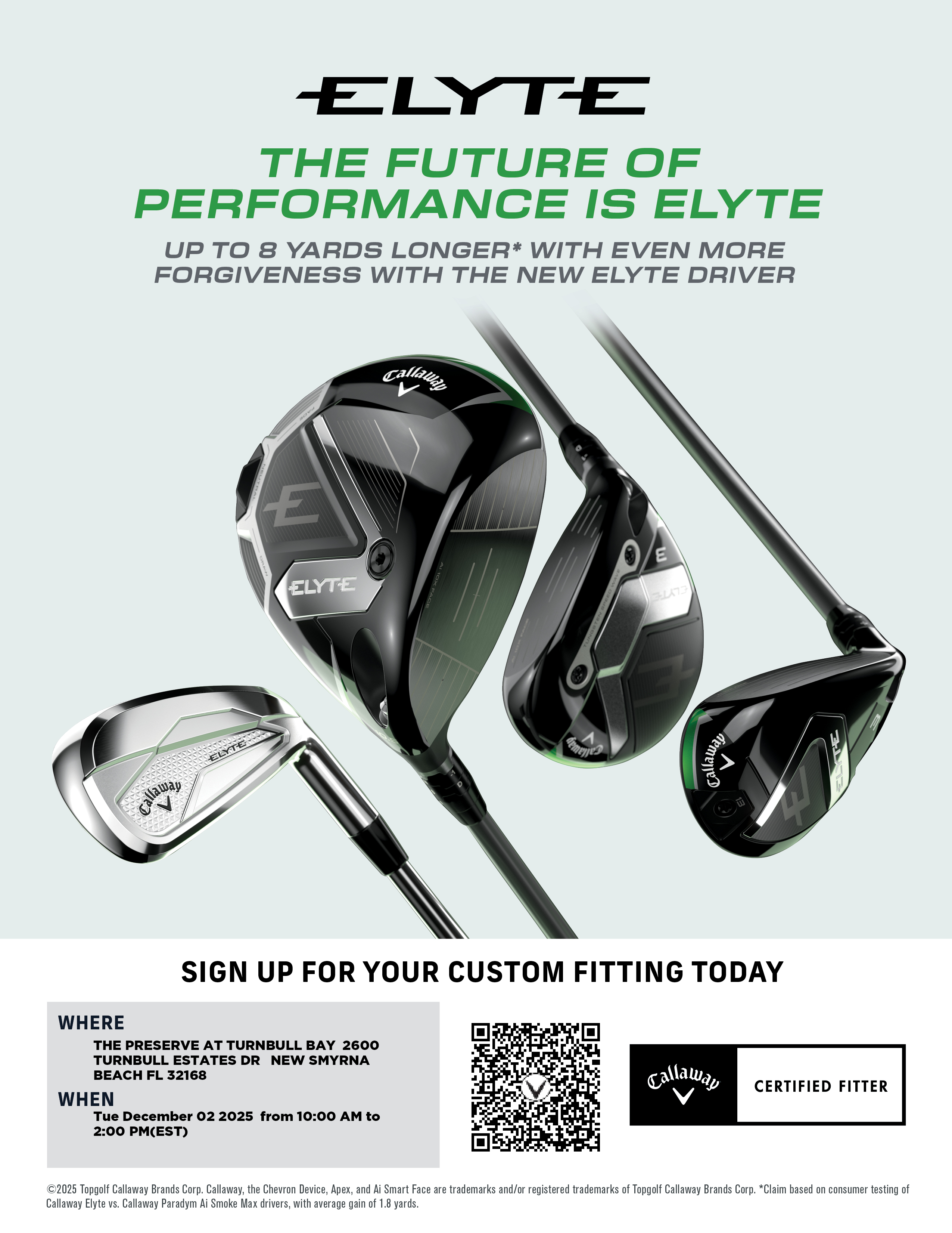 Callaway Fitting Day – Dec 2nd